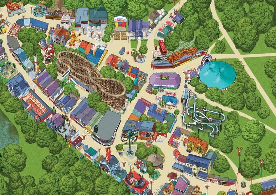 Bakken Map and Brochure (2023) | ThemeParkBrochures.net