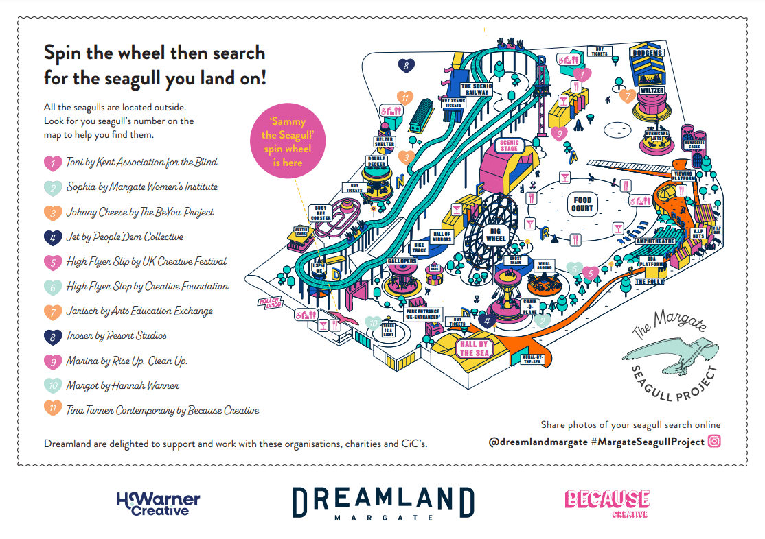 Dreamland Margate Map and Brochure (2021 - 2023) | ThemeParkBrochures.net