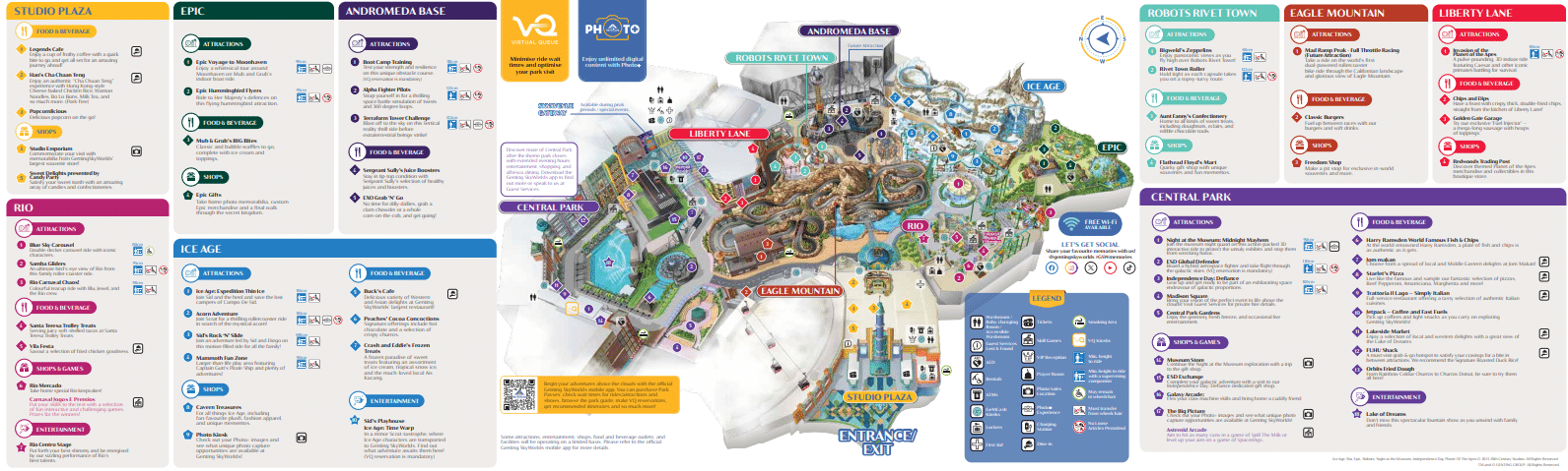Genting Highlands Theme Park Map and Brochure (2023 - 2024 ...