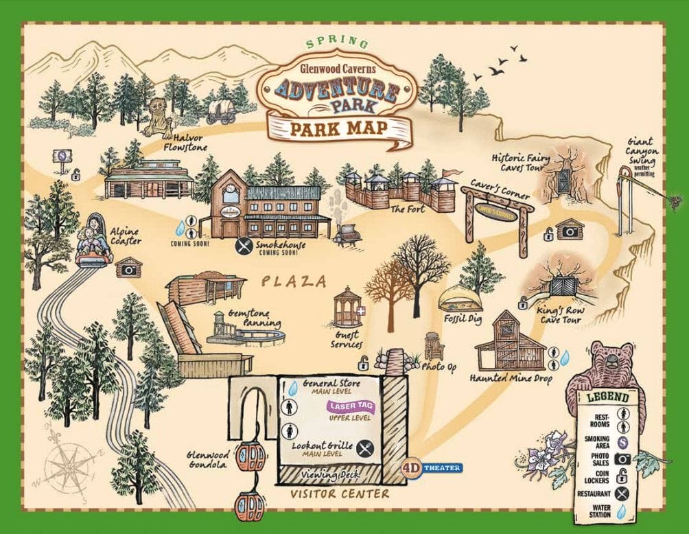 Glenwood Caverns Adventure Park Map and Brochure (2020 - 2023 ...