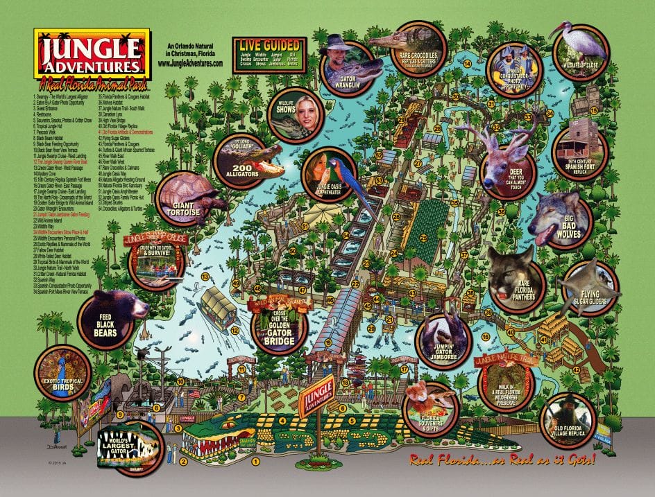 Jungle Adventures Nature Park & Zoo Map and Brochure (2021 - 2022 ...