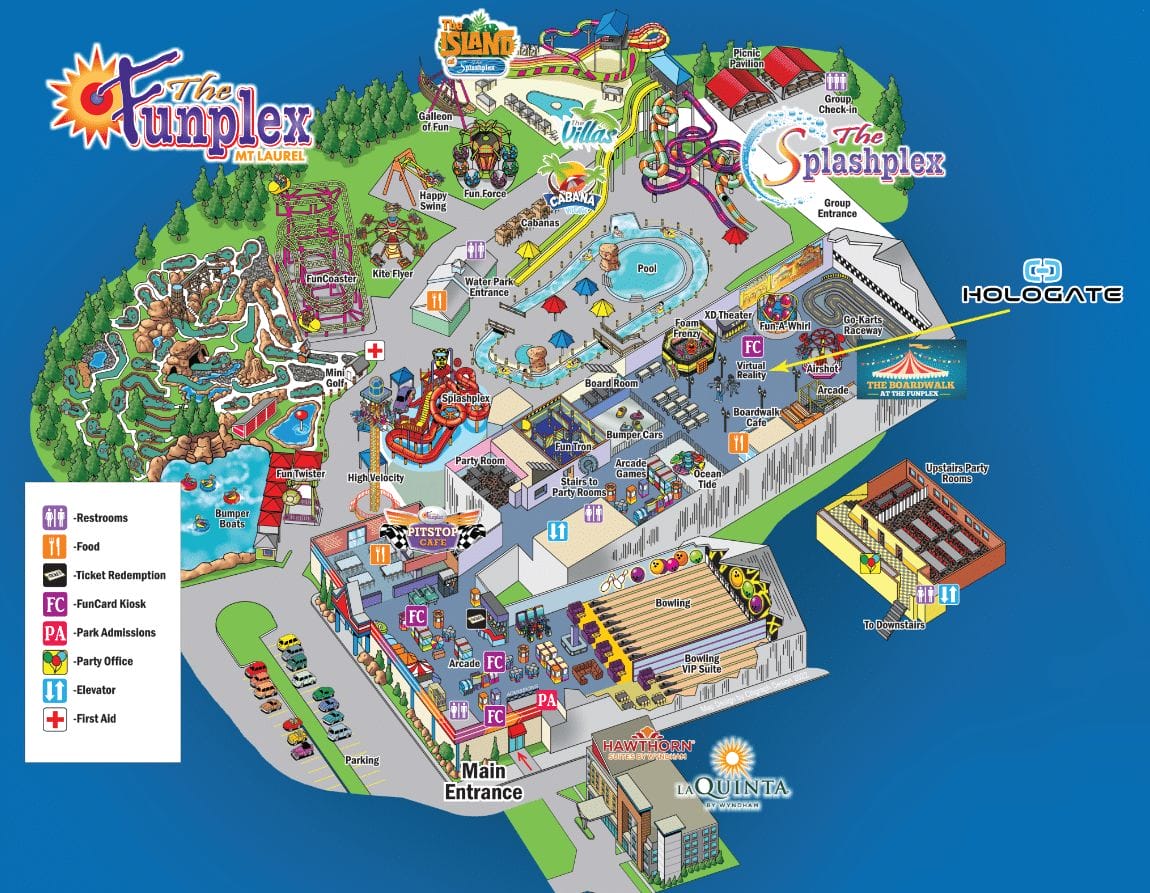 The Funplex Map and Brochure (2023) | ThemeParkBrochures.net
