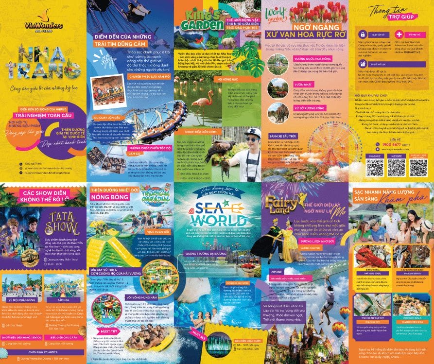 Vinpearl Land Map and Brochure (2021 - 2023) | ThemeParkBrochures.net