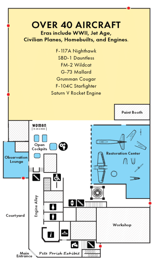 Air Zoo Aerospace & Science Museum Map and Brochure (2020 - 2022 ...