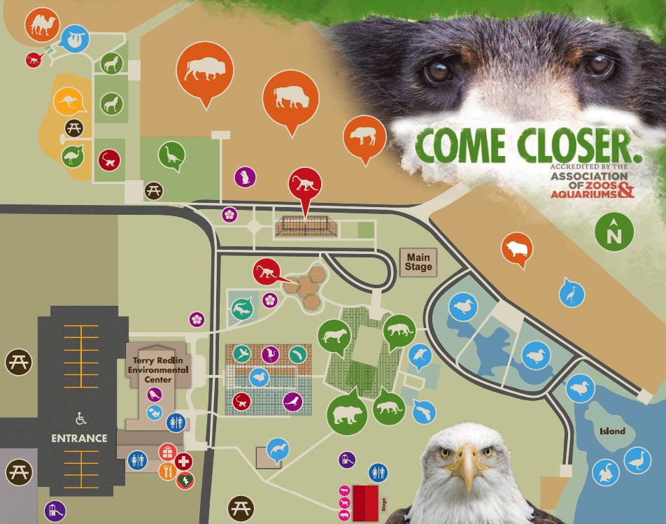 Bramble Park Zoo Map and Brochure (2015 - 2023) | ThemeParkBrochures.net