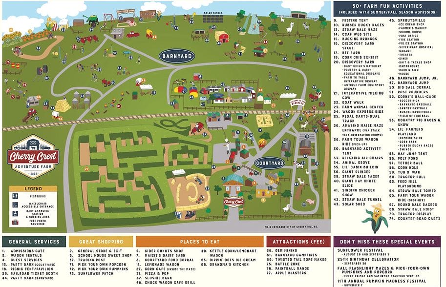 Cherry Crest Adventure Farm Map and Brochure (2020 - 2023 ...