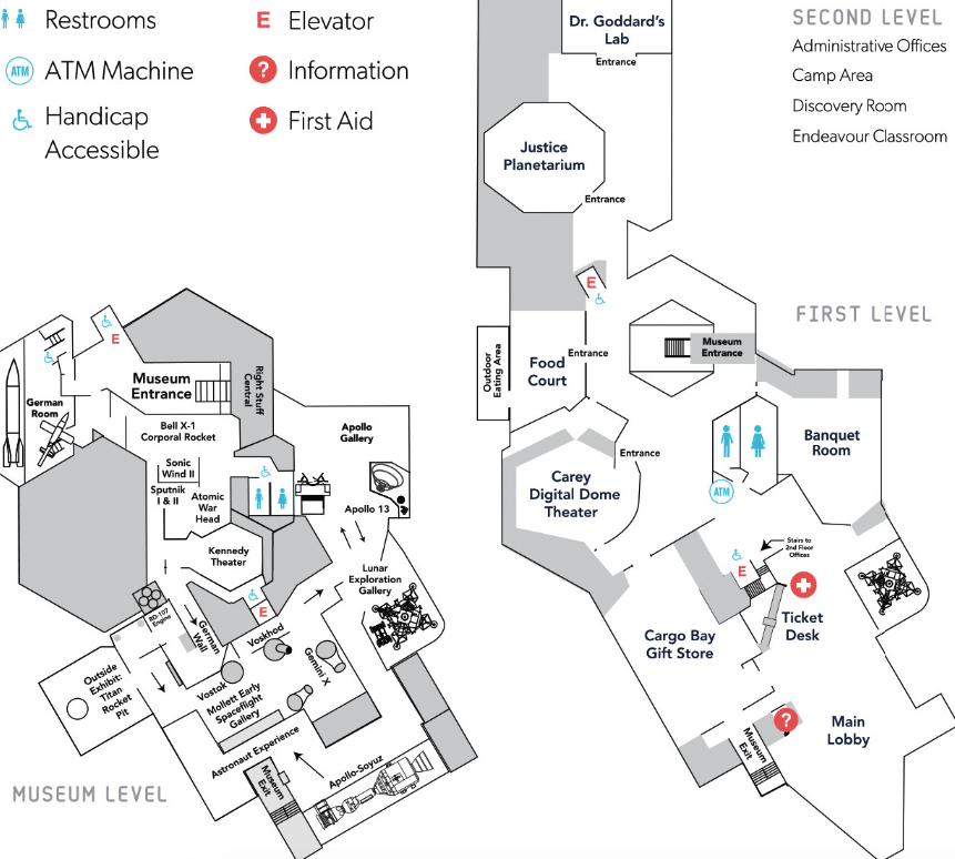 Cosmosphere Map and Brochure (2021 - 2023) | ThemeParkBrochures.net