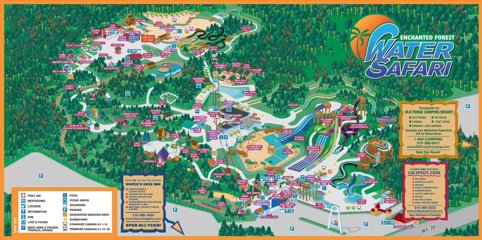 Enchanted Forest Water Safari Map and Brochure (2019 - 2022 ...