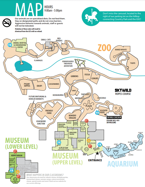 Greensboro Science Center Map and Brochure (2021 - 2023 ...