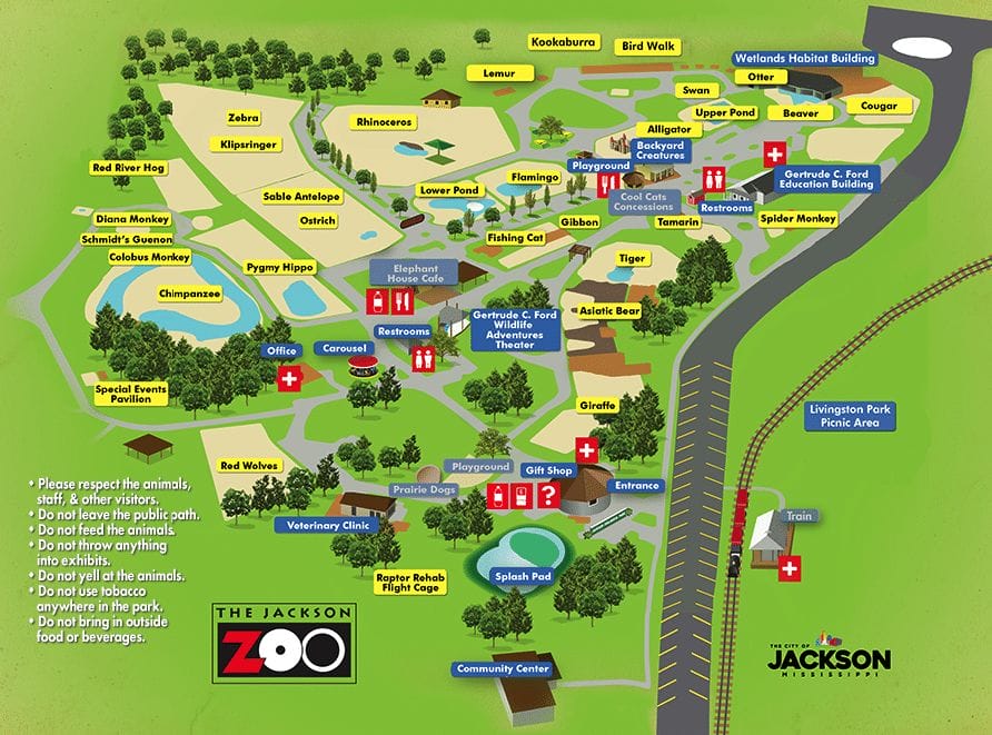 Jackson Zoo Map and Brochure (2011 - 2023) | ThemeParkBrochures.net