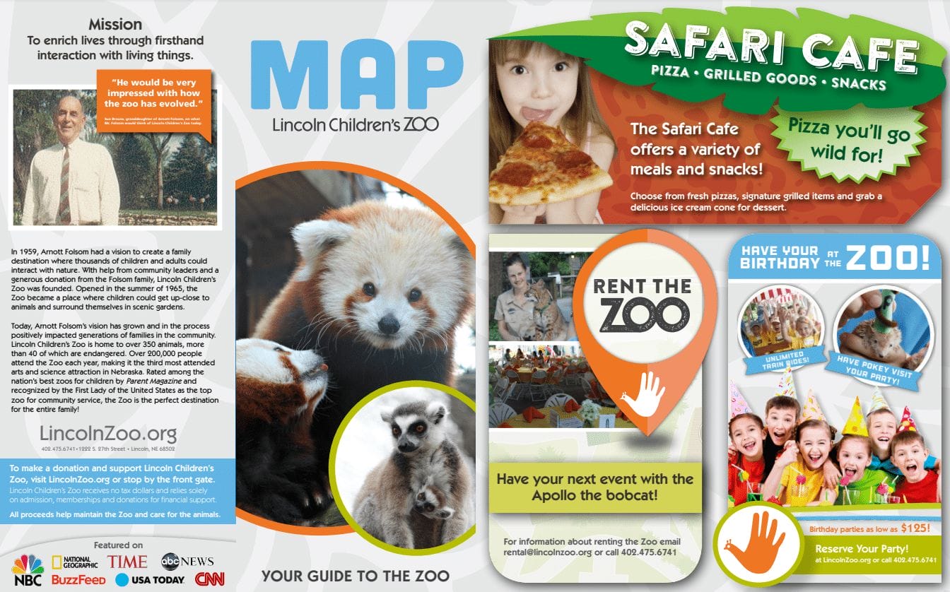 Lincoln Children's Zoo Map and Brochure (2016 - 2023 ...