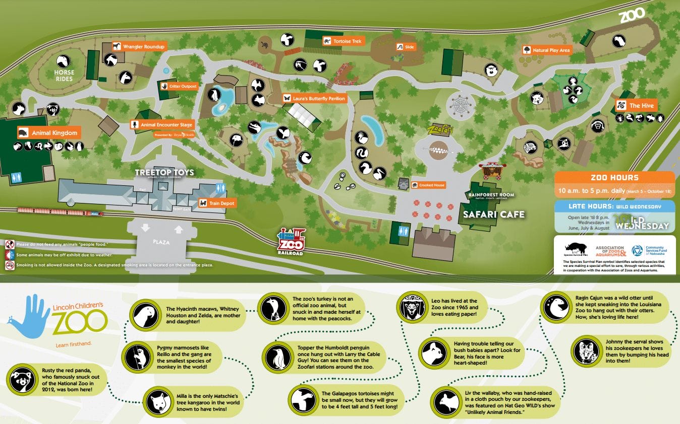 Lincoln Children's Zoo Map and Brochure (2016 - 2023 ...