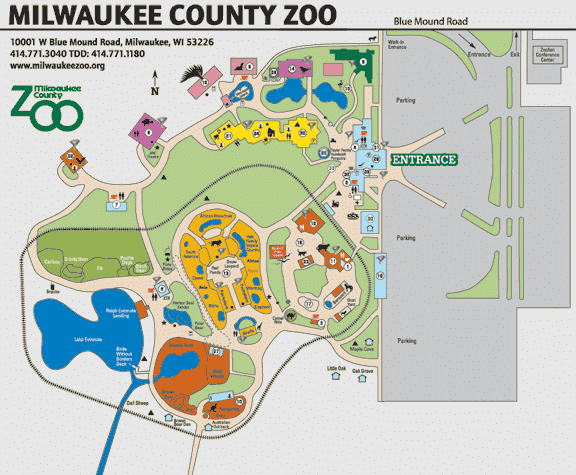 Milwaukee County Zoo Map and Brochure (2009 - 2023 ...