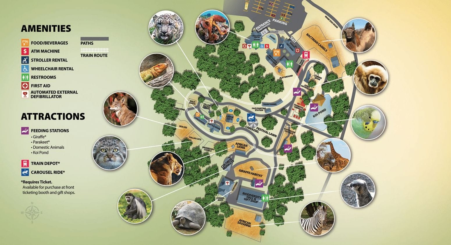 Niabi Zoo Map and Brochure (2020 - 2023) | ThemeParkBrochures.net