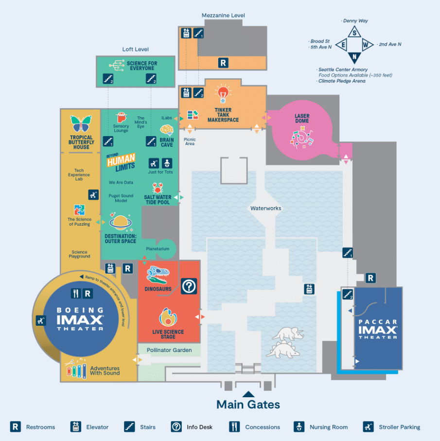 Pacific Science Center Map and Brochure (2022 - 2023 ...