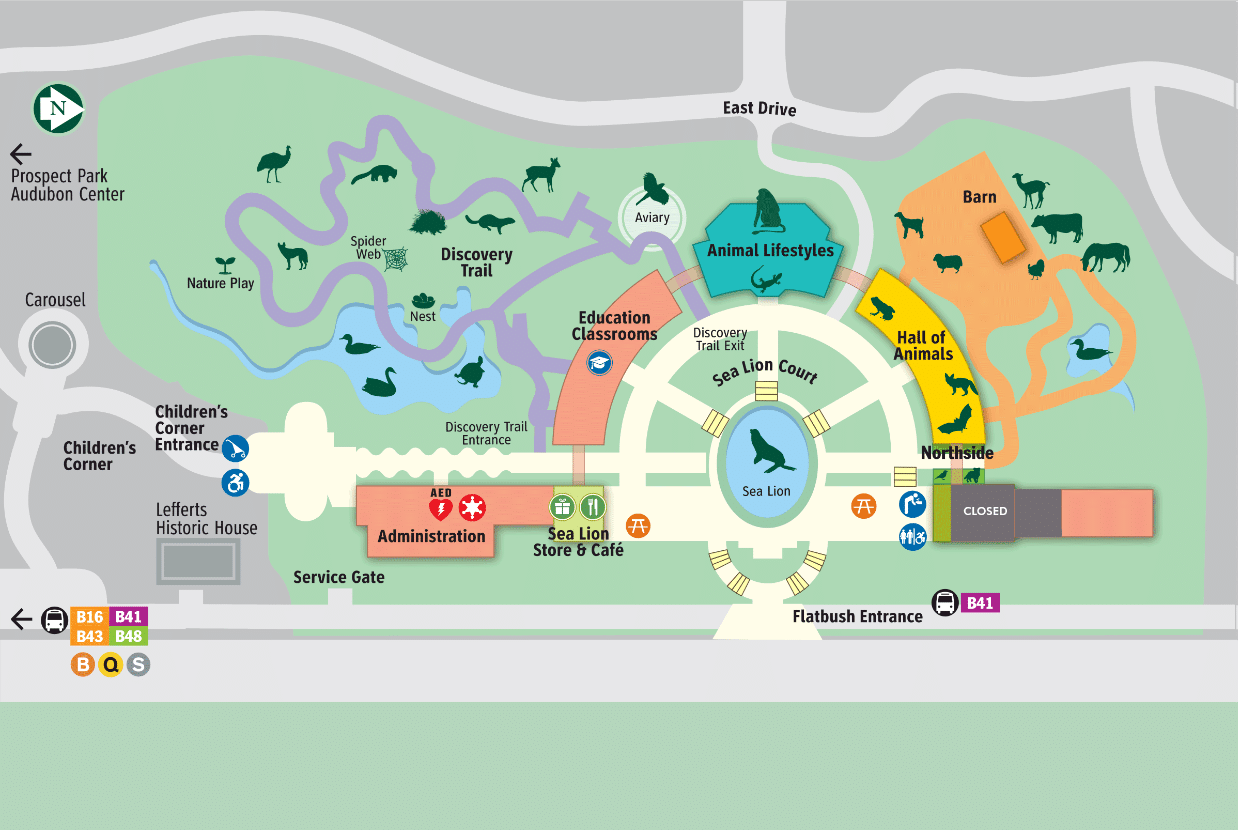 Prospect Park Zoo Map and Brochure (2020 - 2023) | ThemeParkBrochures.net