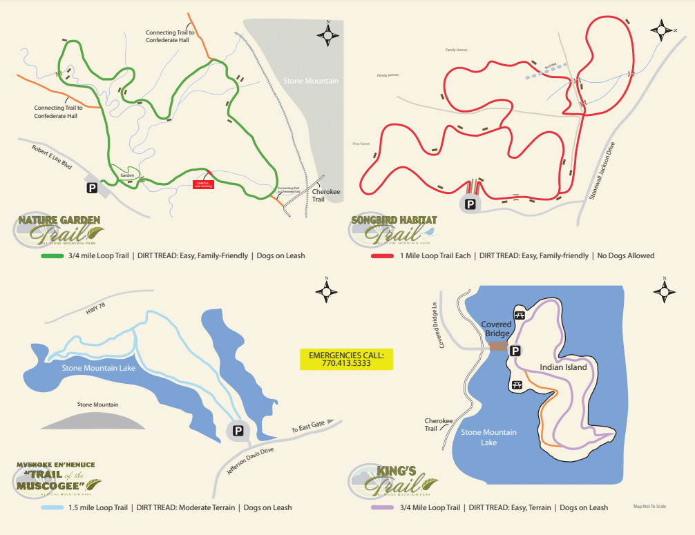 Stone Mountain Park Map and Brochure (2015 - 2023) | ThemeParkBrochures.net