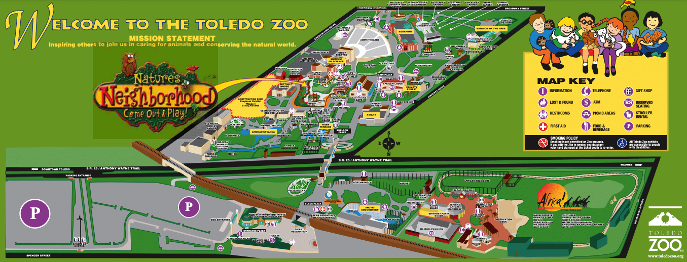 Toledo Zoo Map and Brochure (2010 - 2024) | ThemeParkBrochures.net