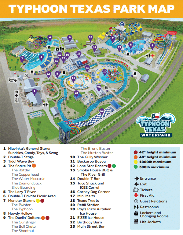 Typhoon Texas Houston Map and Brochure (2016 - 2023 ...
