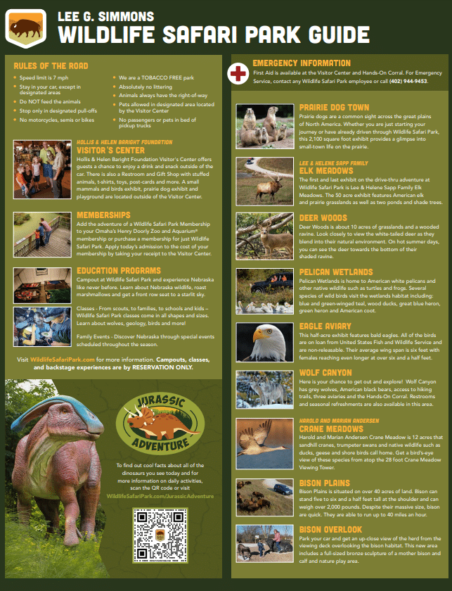 Wildlife Safari Park Map and Brochure (2019 - 2023 ...