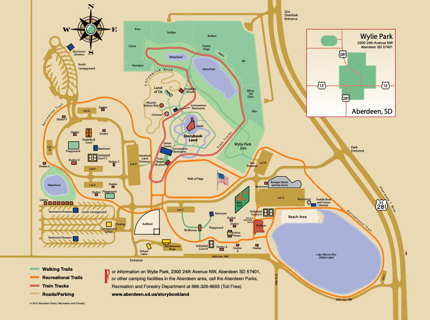 Wylie Park Map and Brochure (2023) | ThemeParkBrochures.net