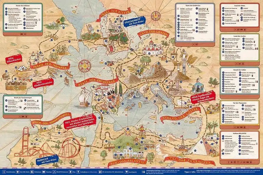 Belantis Map and Brochure (2014 - 2023) | ThemeParkBrochures.net