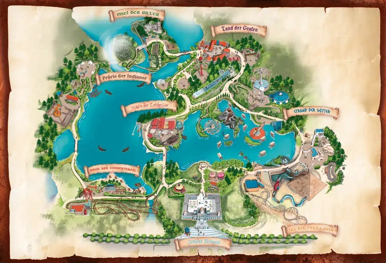 Belantis Map and Brochure (2014 - 2023) | ThemeParkBrochures.net