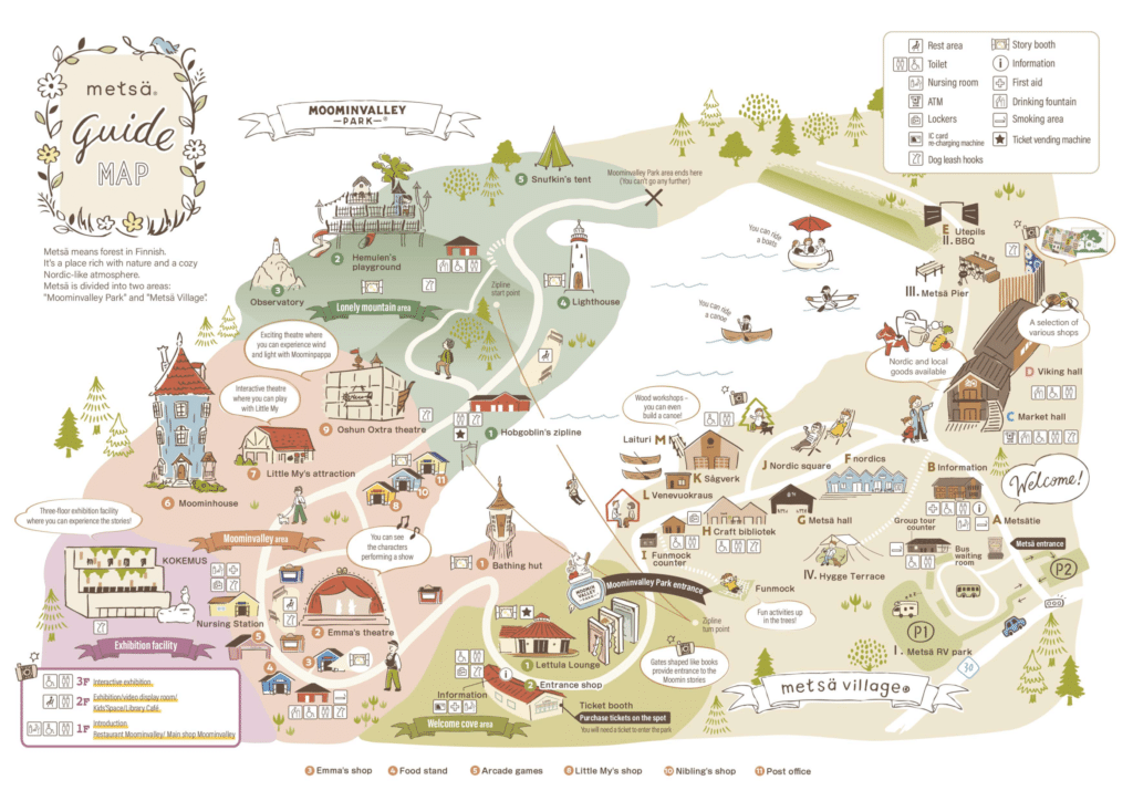 Moominvalley Park Map and Brochure (2021 - 2024) | ThemeParkBrochures.net