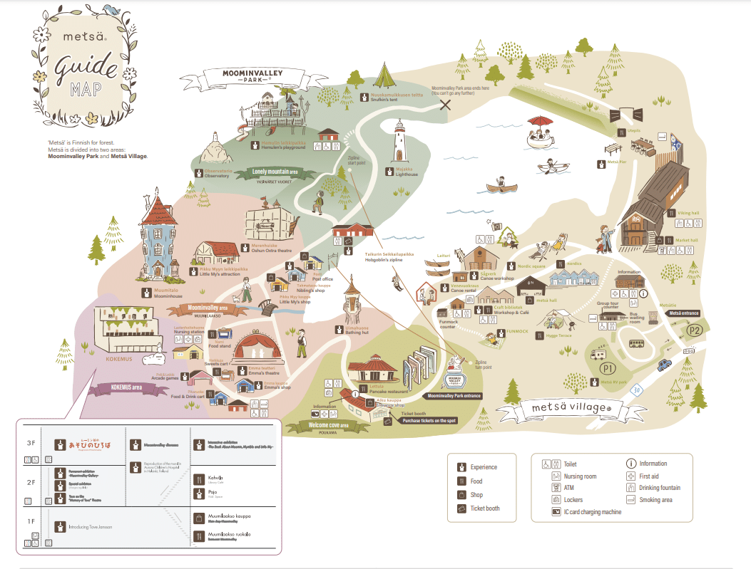 Moominvalley Park Map and Brochure (2021 - 2024) | ThemeParkBrochures.net