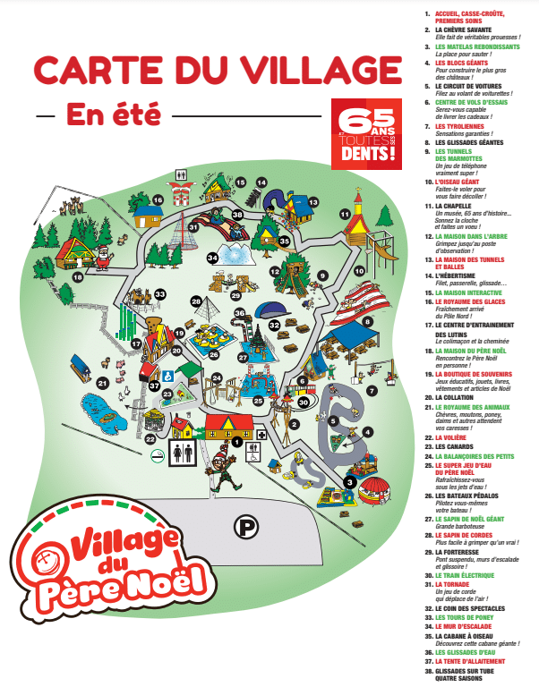Village Du Père Noël Inc Map and Brochure (2019 - 2021 ...
