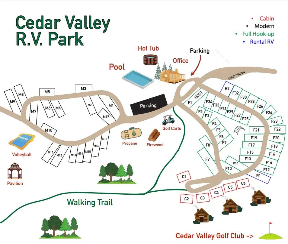 Cedar Valley's Wild Frontier Fun Park Map and Brochure (2022 - 2023 ...
