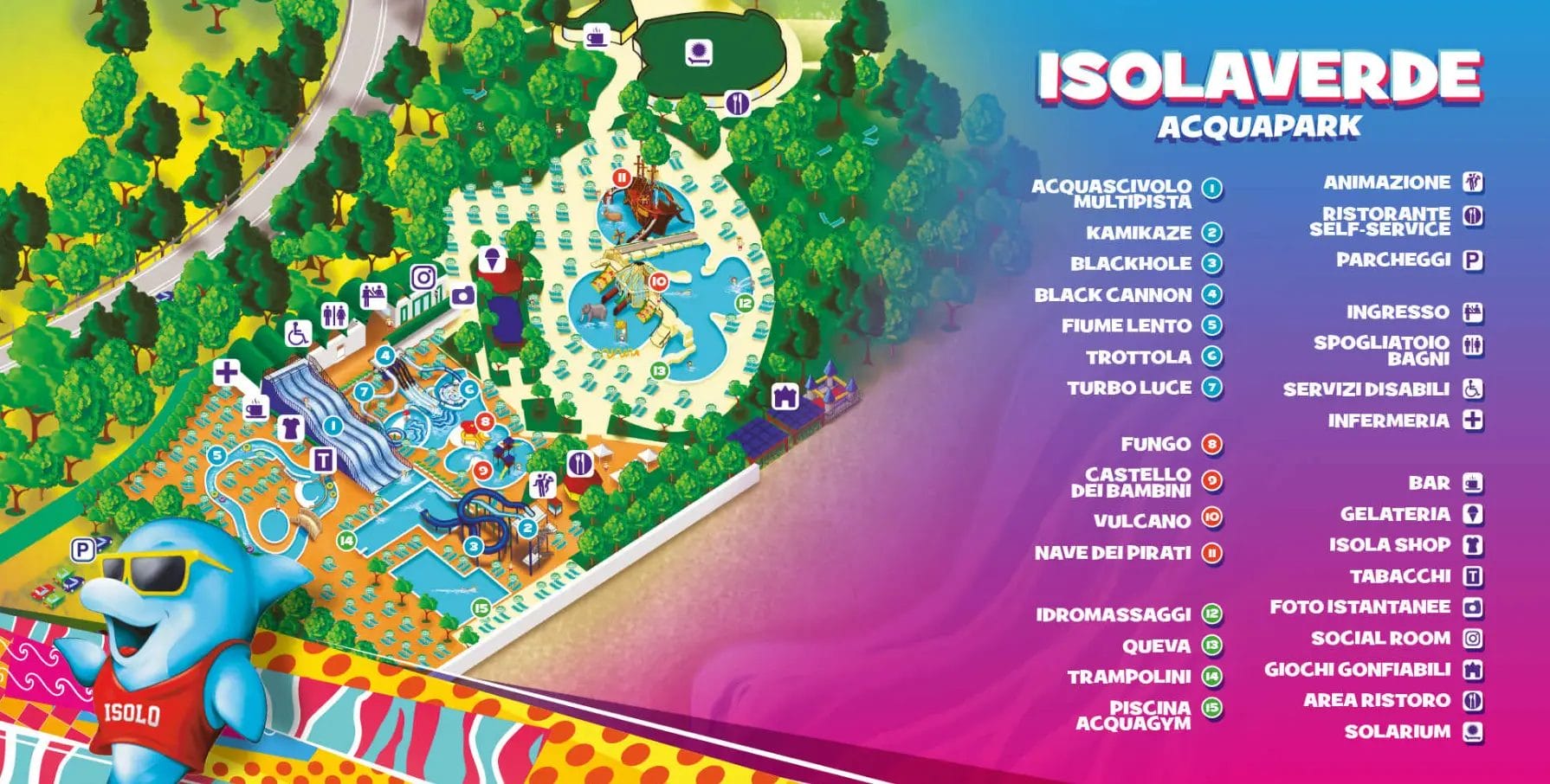 Isola Verde Acqua Park Map and Brochure (2017 - 2023 ...