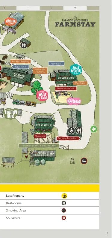 Paradise Country Map and Brochure (2022 - 2023) | ThemeParkBrochures.net