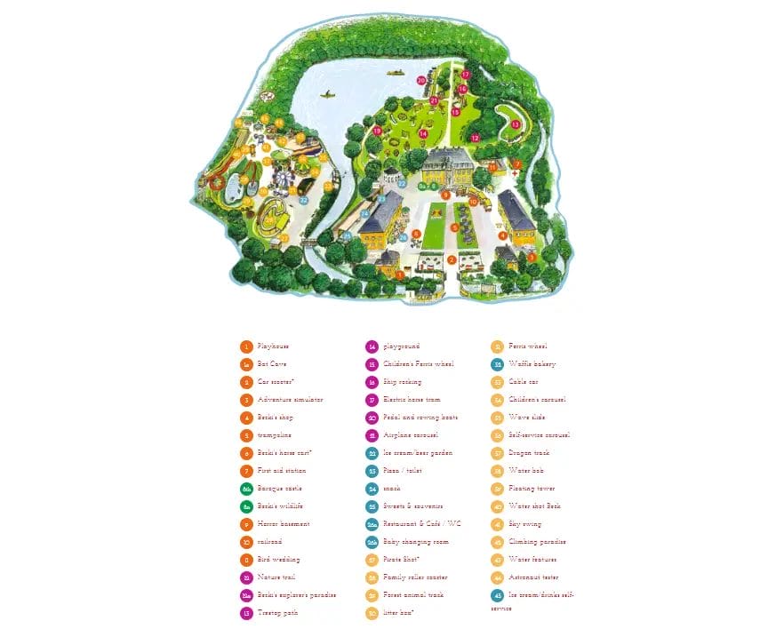 Freizeitpark Schloß Beck Map and Brochure (2018 - 2022 ...