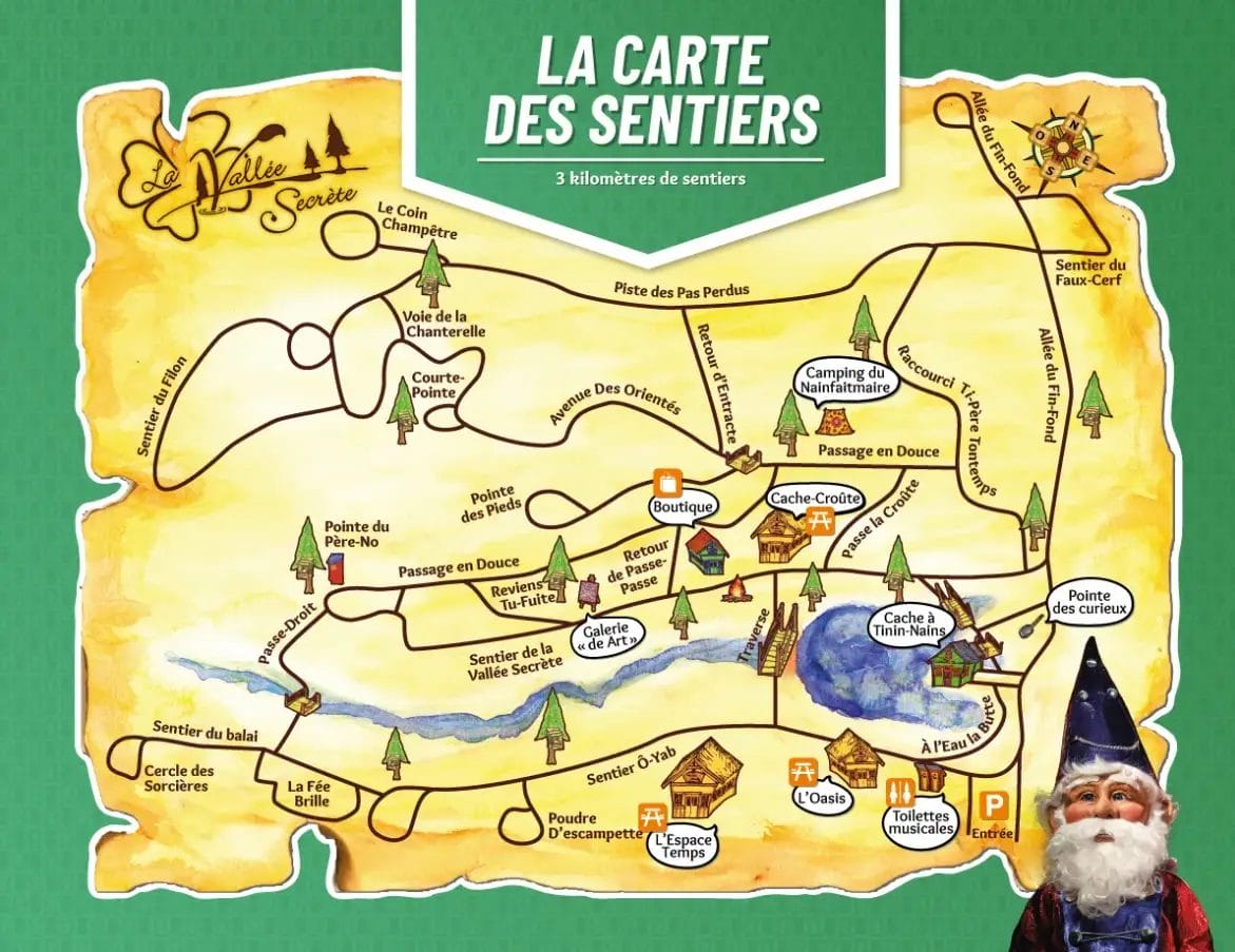 The Secret Valley Map and Brochure (2023) | ThemeParkBrochures.net